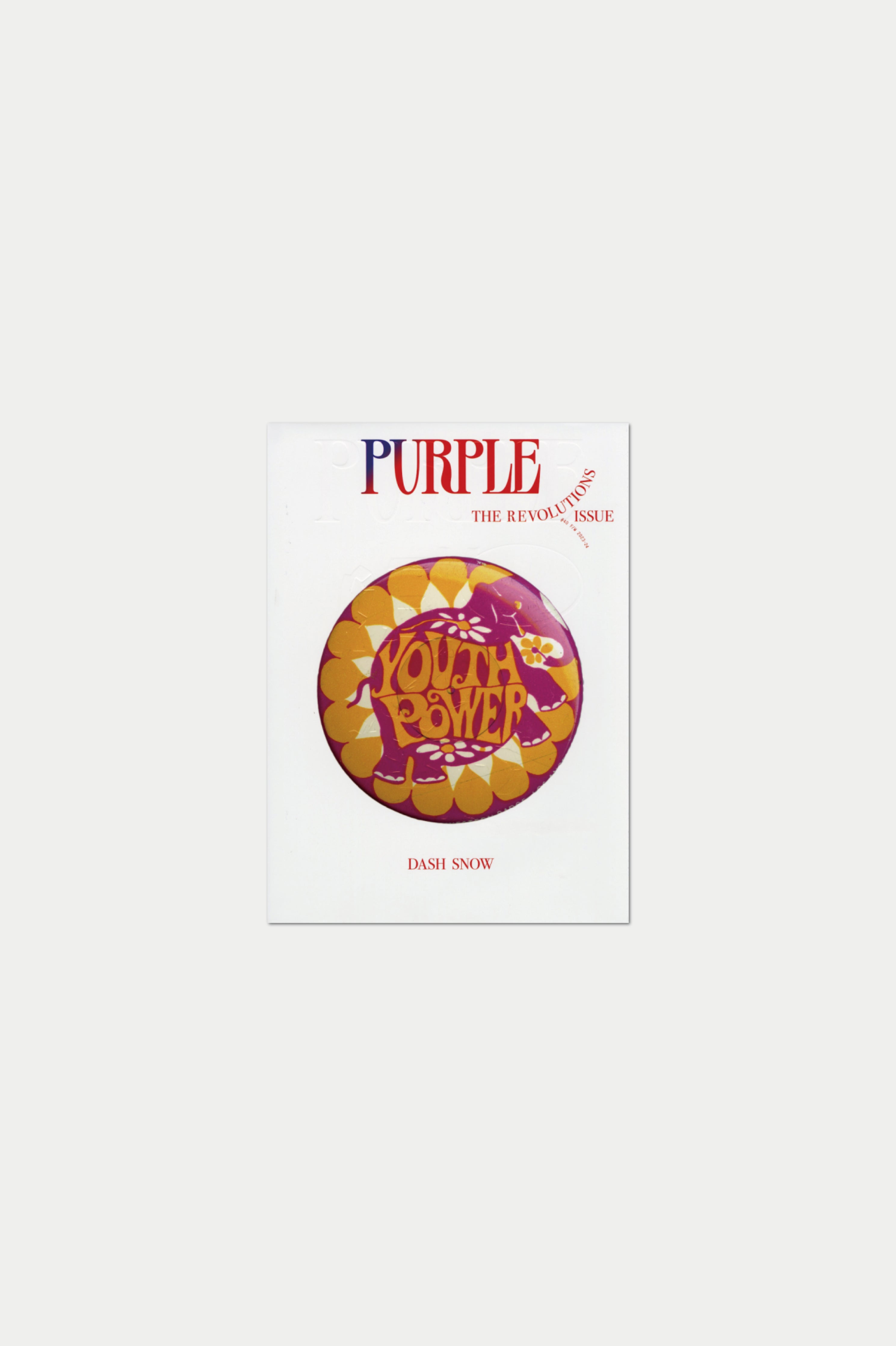 【Rare】PURPLE #40 The Revolutions Issue : dash snow – BOUTIQUE ROMANTIQUE